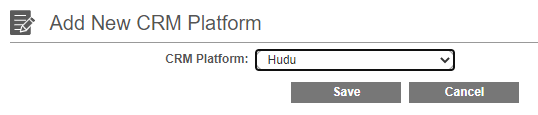 Hudu Integration Setup - 1Stream